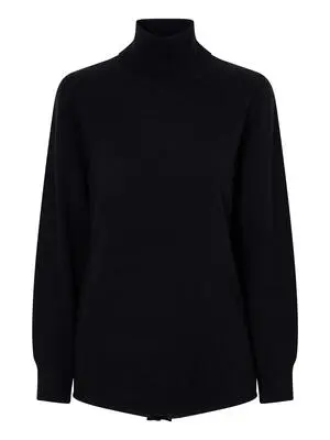 ALLUDE Wool And Cashmere-blend Turtleneck Bodysuit