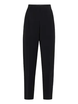 Brunello Cucinelli Pleated Tuxedo Trousers - Black