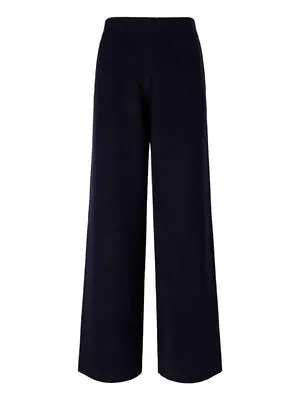 ALLUDE Wool And Cashmere-blend Wide-leg Pants