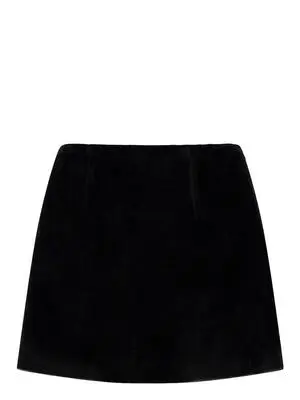 ABADIA Velvet Mini Skirt