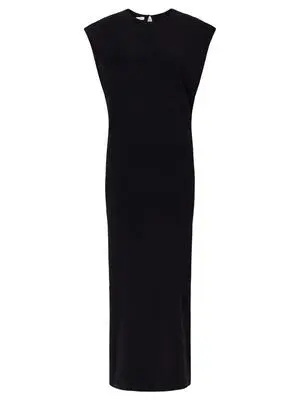 Co Shift Stretch-satin Maxi Dress - Black