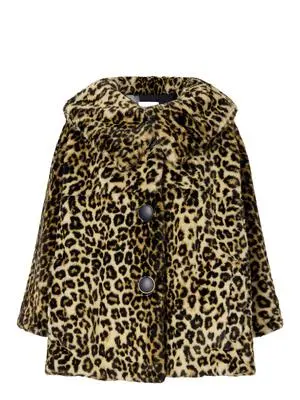 Givenchy Leopard-print Plush Coat - Leopard Print