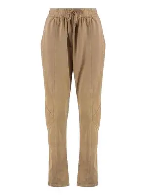 Isabel Marant Étoile Drawstring Waist Casual Pants - Green