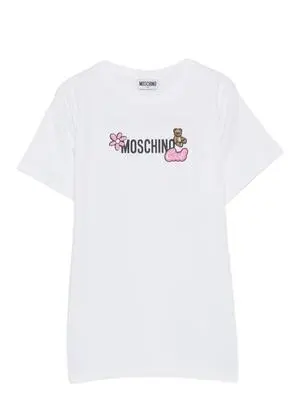 MOSCHINO Short-sleeve Logo-print T-shirt