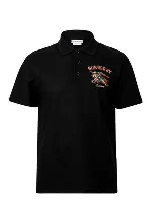 Burberry Simple Polo Shirt - Black