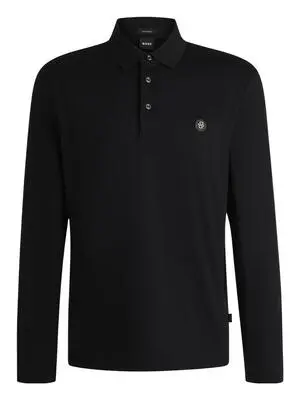 Hugo Boss Long-sleeve Polo Shirt - Black