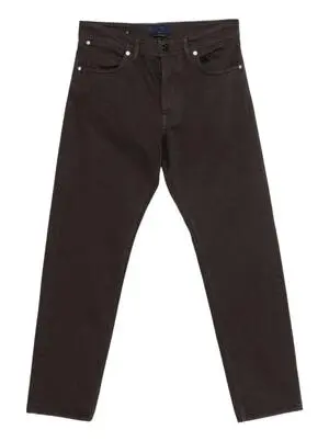 Stone Island Logo Patch Straight-leg Jeans - No