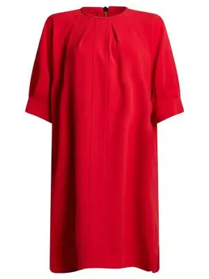 Max Mara Simple Solid-color Dress - Red