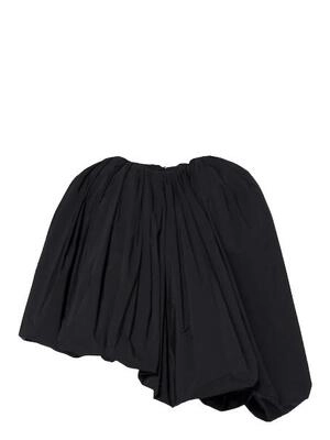 Magda Butrym Asymmetric Draped Top - Black