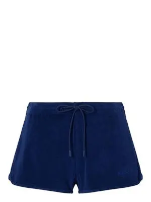 Hunza G Cotton-terry Shorts - Blue