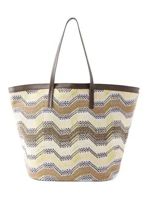 Missoni Striped Tote Bag - Yellow