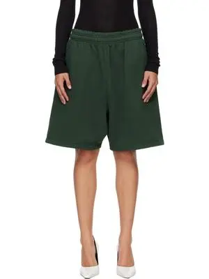 ENTIRE STUDIOS Standard Relaxed Sweatshorts - Green