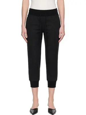 ENTIRE STUDIOS Casual Pants With An Elasticated Drawstring Waist - Black
