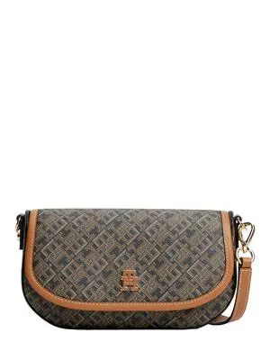Tommy Hilfiger Monogram Saddle Bag - No