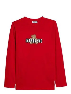 Moschino Long-sleeved T-shirt Red