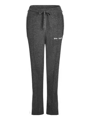 Palm Angels Drawstring Knit Sweatpants - Grey
