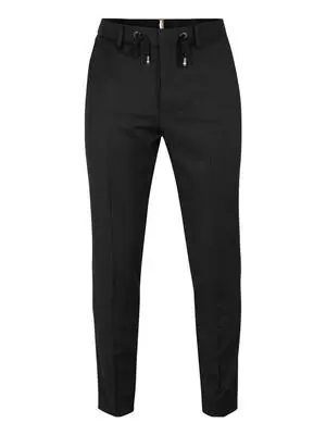 Hugo Boss Slim-fit Casual Trousers - Black