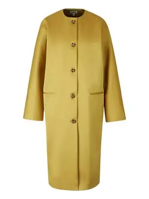 Staud Liz Buttoned Coat - Ginger