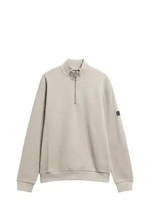 Barbour Quarter-zip Stand Collar Sweatshirt - No