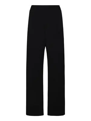 Wardrobe.NYC Ribbed Straight-leg Pants - Black