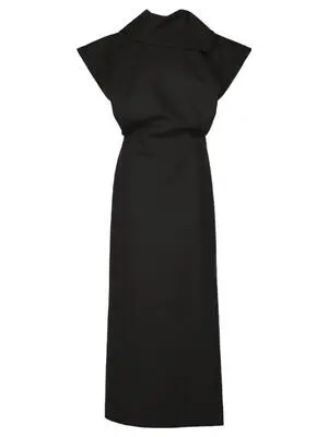 Issey Miyake Calligraph Dress - Black