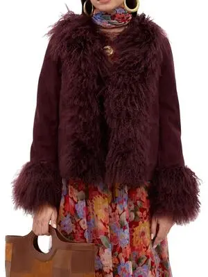 Rixo Sammy Shearling Jacket - No
