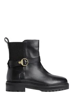 Barbour Leather Mid Calf Boot - No