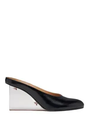MAISON MARGIELA Plexi Wedge Mules - Black
