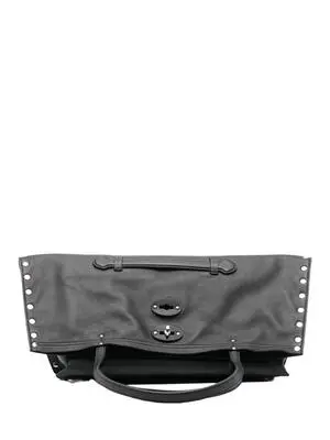 ZANELLATO Medium-sized Studded Handbag - Black