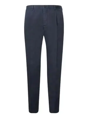 Incotex Pattern 54 Pleated Slim Pants - Black