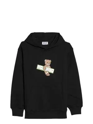 Moschino Logo-print Hoodie - Black