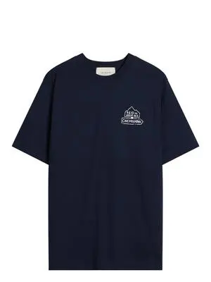 CAFÉ MOUNTAIN Refuge T-shirt - Navy