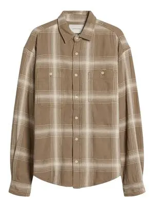 CAFÉ MOUNTAIN Tumble Check Heritage Shirt - Rusk