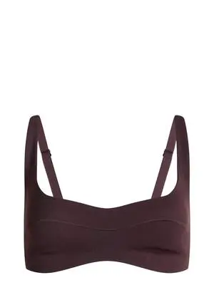 Nike Skims Infinasoft -support Front Micro Bra - Dark Roast
