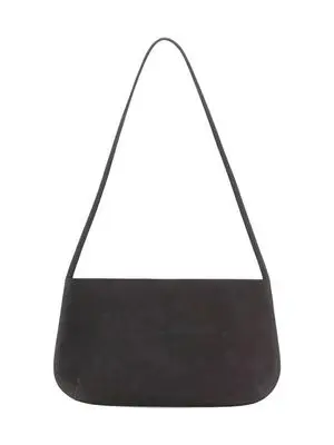 FANE Bra Leather Shoulder Bag - Black