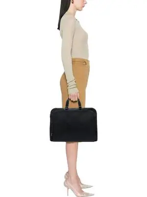 Prada 2013-2026 Saffiano Business Bag - Black