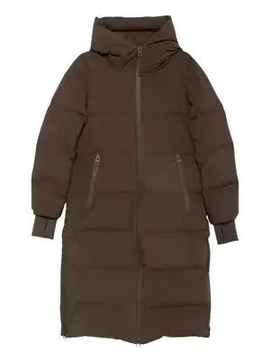Marc O'polo Quilted Hooded Coat - Brown