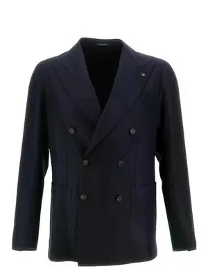 Tagliatore Double-breasted Blazer - Blue