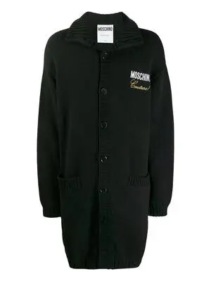 Moschino Turtle Neck Cardigan - Black