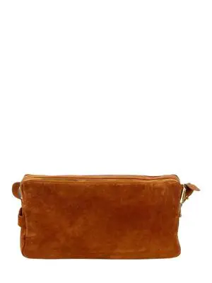 Ermanno Scervino Lisa Suede Shoulder Bag - Brown