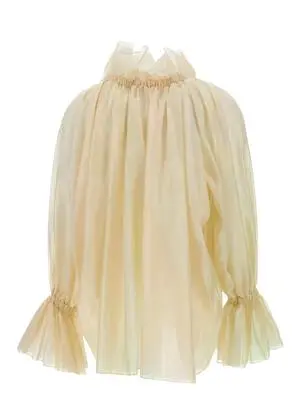 THELATEST Estelle Ruffled High-neck Blouse