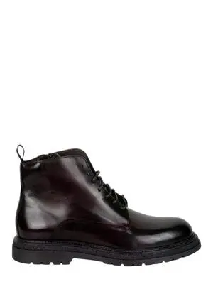 FRANCO FEDELE Lace-up Leather Boots - Brown