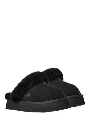 UGG Disquette Platform Slippers - Black