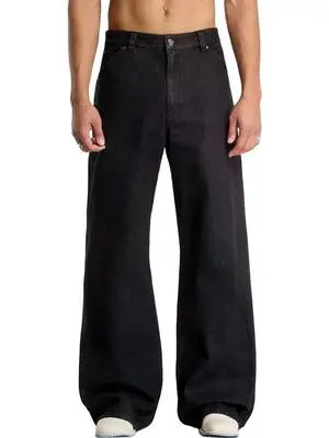 HELIOT EMIL Uniform Wide-leg Jeans - Black