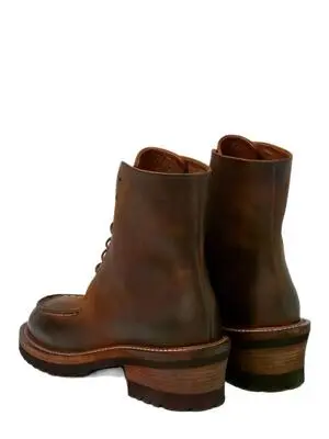 Marsèll Lace-up Leather Boots - Brown