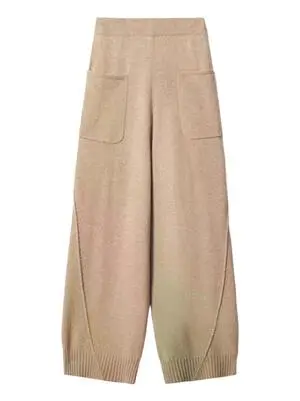 MAISON KITSUNÉ Patch-pocket Knitted Trousers