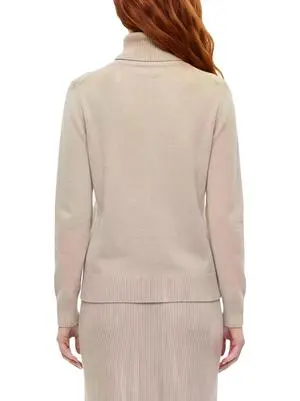 Antonelli Firenze Baviera Roll-neck Ribbed-trim Sweater - Neutrals