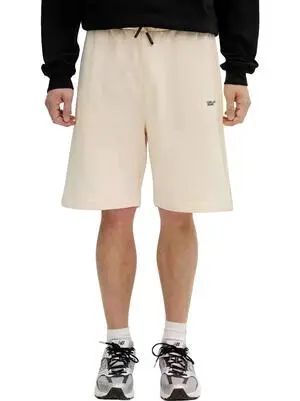 Karl Lagerfeld Logo-print Drawstring Shorts - Neutrals