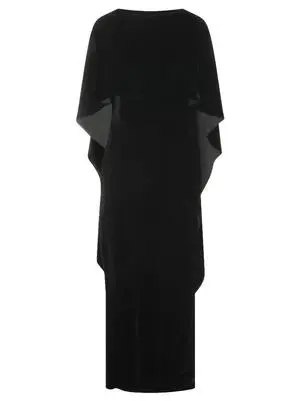ALBERTA FERRETTI Cape-detail Cut-out Gown