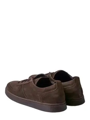 CALCE Suede Panelled Low-top Sneakers